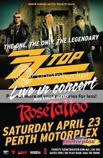 ROSE TATTOO Add Another Date To Upcoming ZZ TOP Australia Tour