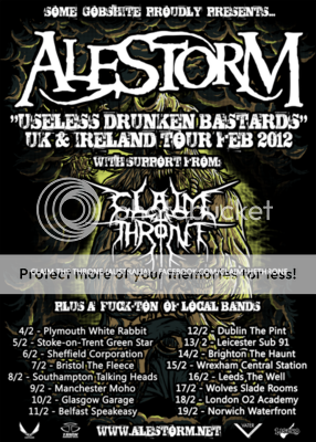 ALESTORM Announce UK/Ireland Tour 2012